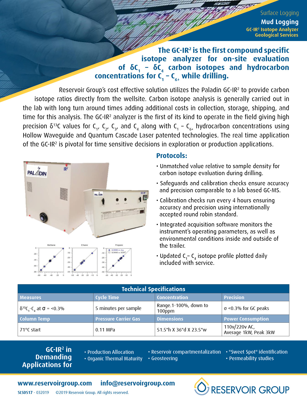 Download infomation about our solutions, Reservoir Group